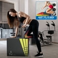 3-in-1 Foam Plyometric Jump Box, Non-Slip Jump Box for Jump Exercise ...