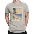 Boracay White Beach Vintage Stamp Men's T-shirt - Walmart.com