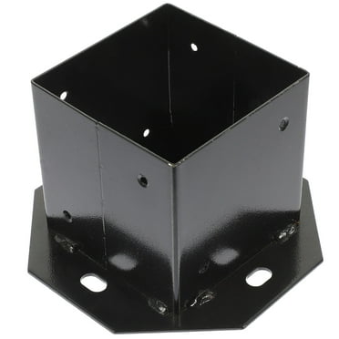 Garvee 4Pcs 4x4" Post Base, Heavy-Duty Post Bracket for Concrete & Wood ...