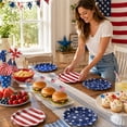 4th of July Paper Plates - Patriotic Disposable Dinnerware for ...