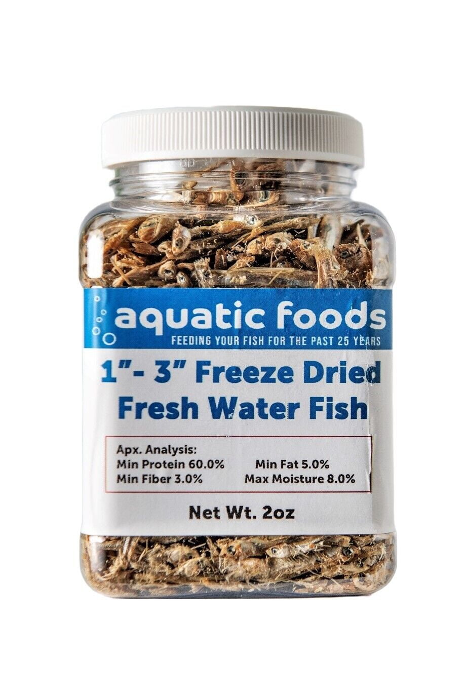 1"- 3" Fresh Water Freeze Dried Fish for Piranha, Large Fish, Turtles ...
