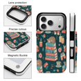 Cozy Cat Book Tea Leather Wallet Case for iPhone 16 Plus Wallet Case ...