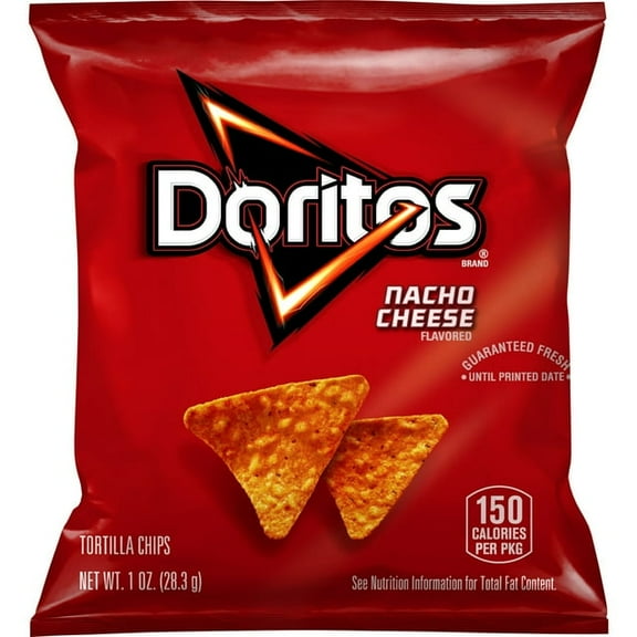 Doritos Flavorful Nacho Cheese Tortilla Chips, Groceries Snack, Party ...