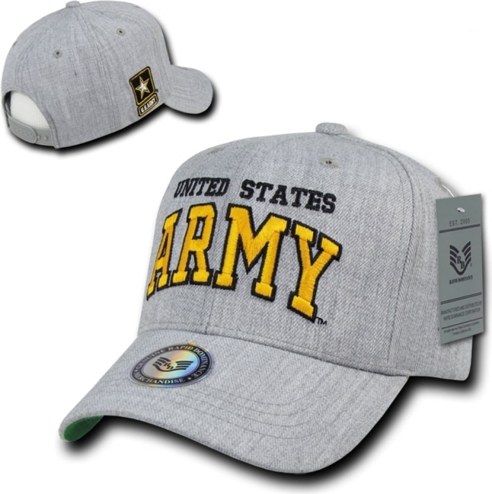 Heather Grey Military Caps, Army, HGR - Walmart.com