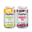 Humm Healthy Probiotic Soda Variety Pack, Diet-Friendly, Zero Sugar ...