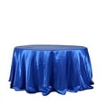 BalsaCircle 132 in Royal Blue Satin Round Tablecloth Wedding Party ...