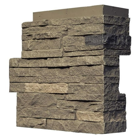 NextStone™ Faux Polyurethane Stone Outside Corner - Stacked Stone ...