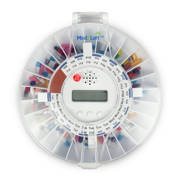 e-pill Station Pro – Advanced locked automatic pill dispenser - Clear ...