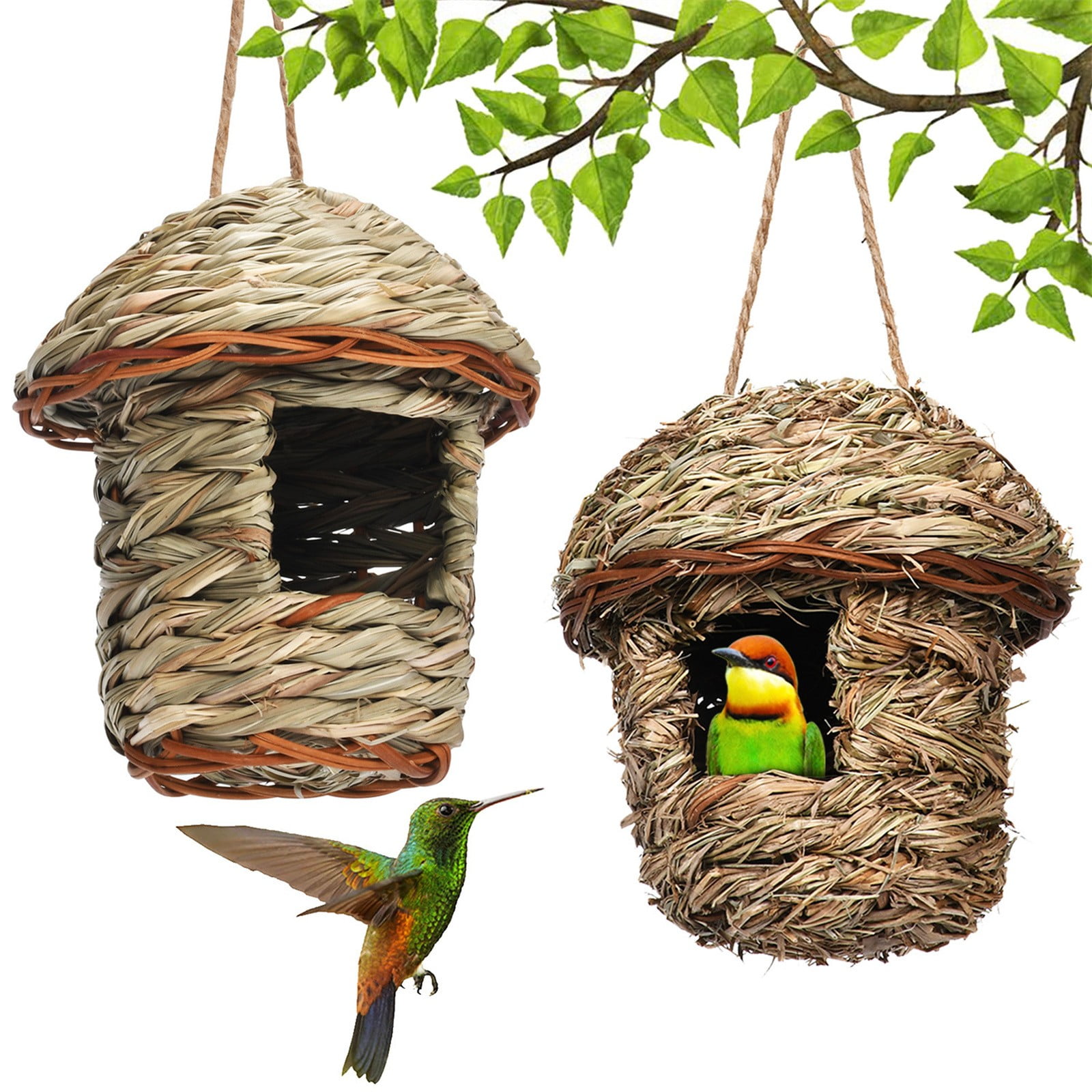 Click here for Bagmrteho Hummingbird Outdoor Hanging Natural Hang... prices