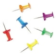 Universal Colored Push Pins, Plastic, Gemstone, 3/8", 100/Pack ...