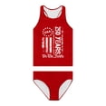 XAOFW Girl's 250th Anniversary Swimsuit Sets Two Piece Patriotic ...