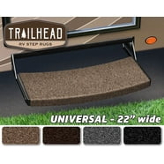 Prest-O-Fit 2-0201 Wraparound Radius RV Step Rug Brown 22 In. Wide ...
