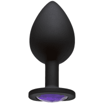 B-Vibe Snug Plug 1 Weighted Silicone Anal Plug Violet - Walmart.com