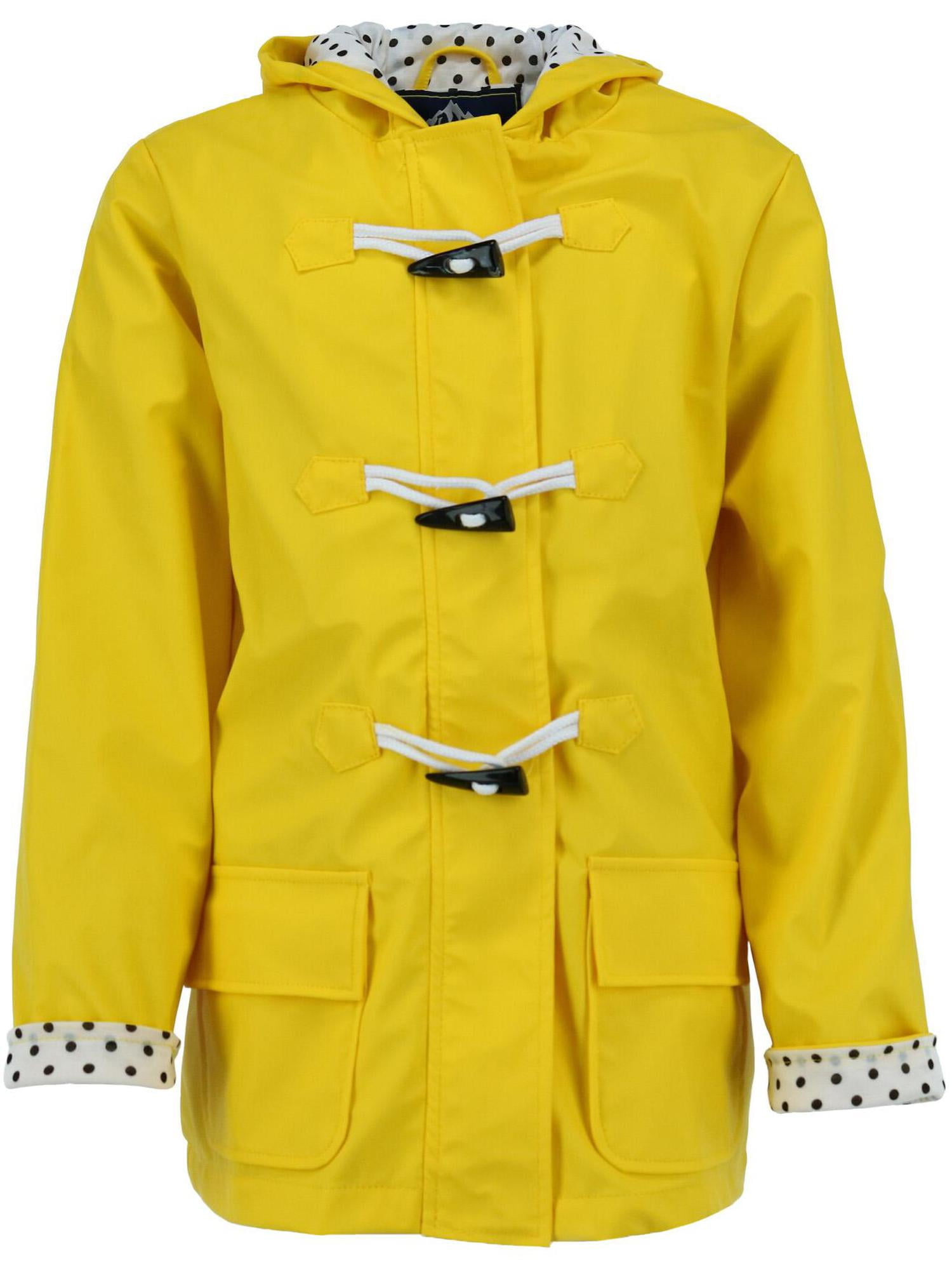 I5 Apparel Kid's Hooded Waxie Toggle Rain Slicker Jacket - Walmart.com