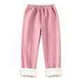 Boys Thermal Base Layer Pants Winter Warm Lined Tights for Kids ...