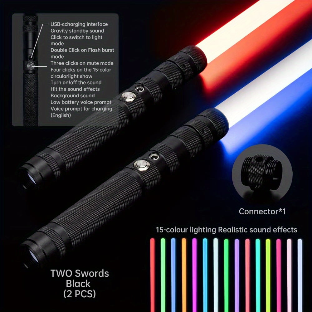 Click here for Grm 2-In-1 Light Up Saber  Sword For Kids  Rgb 15... prices