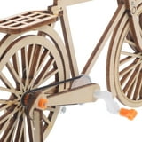 KALLORY Vintage Wooden Bike Model Kit for Students DIY Mechanical ...