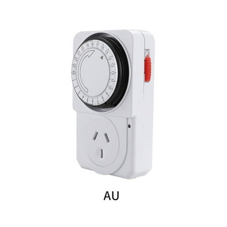 24-Hour Outlet Timer Plug In Mechanical Programmable Switch Electric ...