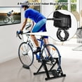 Costway Indoor Stationary Bike Training Stand with 8 Levels Resistance ...