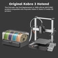 2PCS Kobra 3/Kobra 3 V2 Combo Hotend 3D Printer All Metal Extruder Hot ...