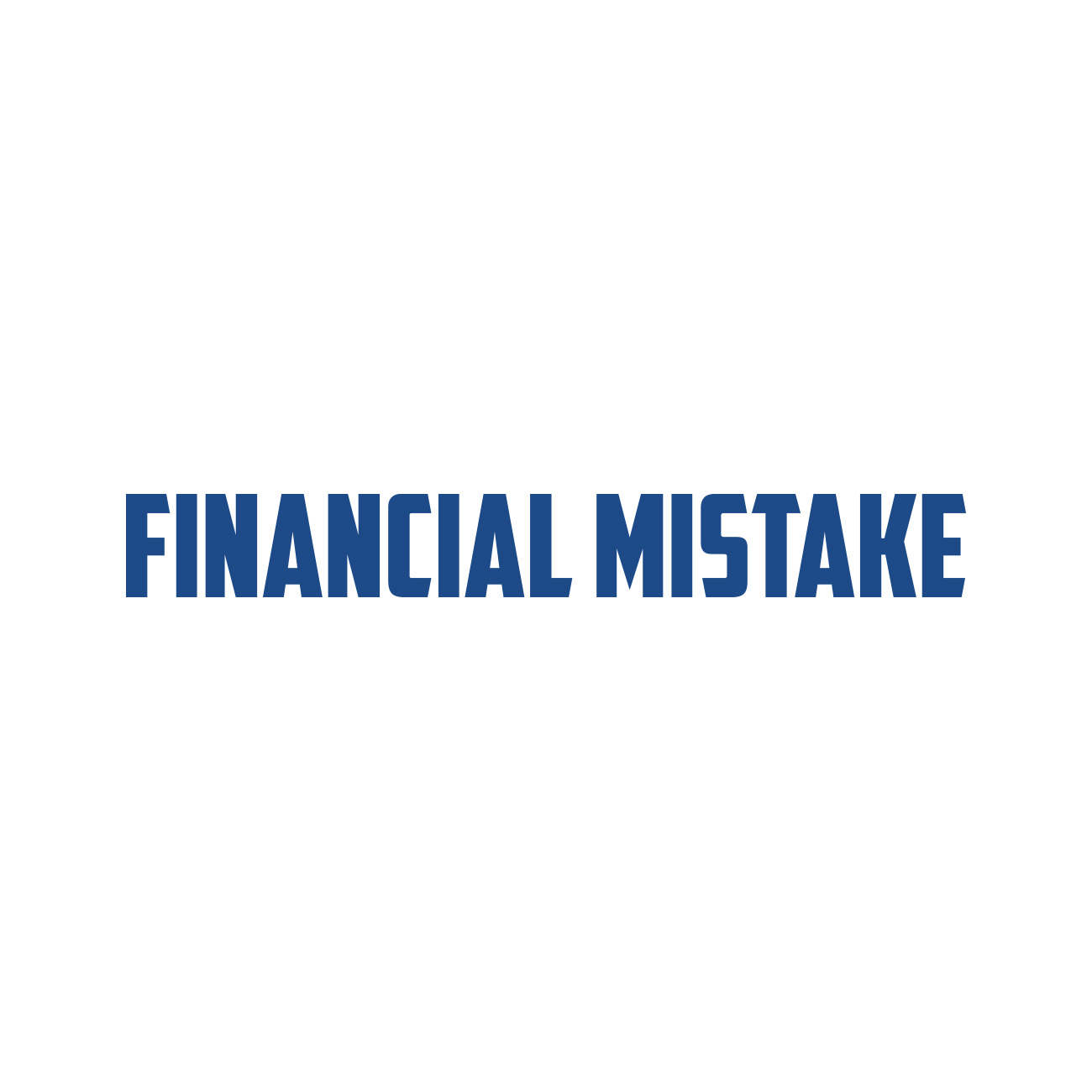 Financial Mistake Sticker Decal Die Cut - Self Adhesive Vinyl ...