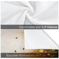 A painting of bees flying over a field of flowers and lemonstea towels4 ...