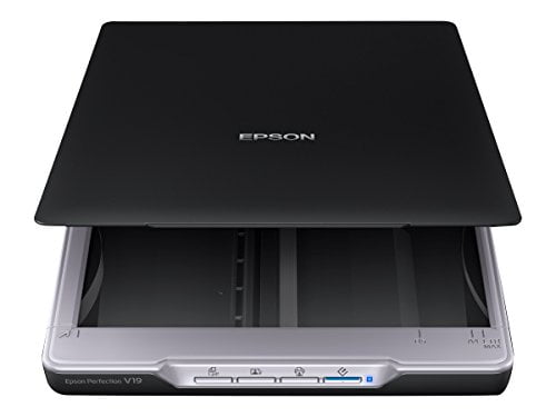 Epson Perfection V19 Color Photo & Document Scanner with scan-to-cloud ...