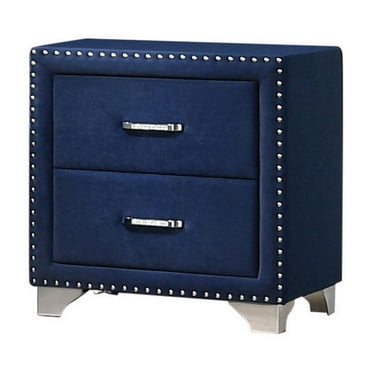 American Woodcrafters Rodanthe 3-Drawer Shipyard Blue Wood Nightstand ...