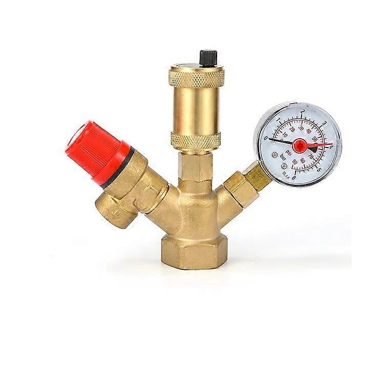 DN25 6 Bar Boiler Valve Complete Pressure Relief Valve Air Vent Safety ...