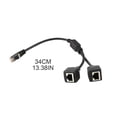 ANXPTIME RJ45 1 Male to 2 Female Socket Port LAN Ethernet Network ...