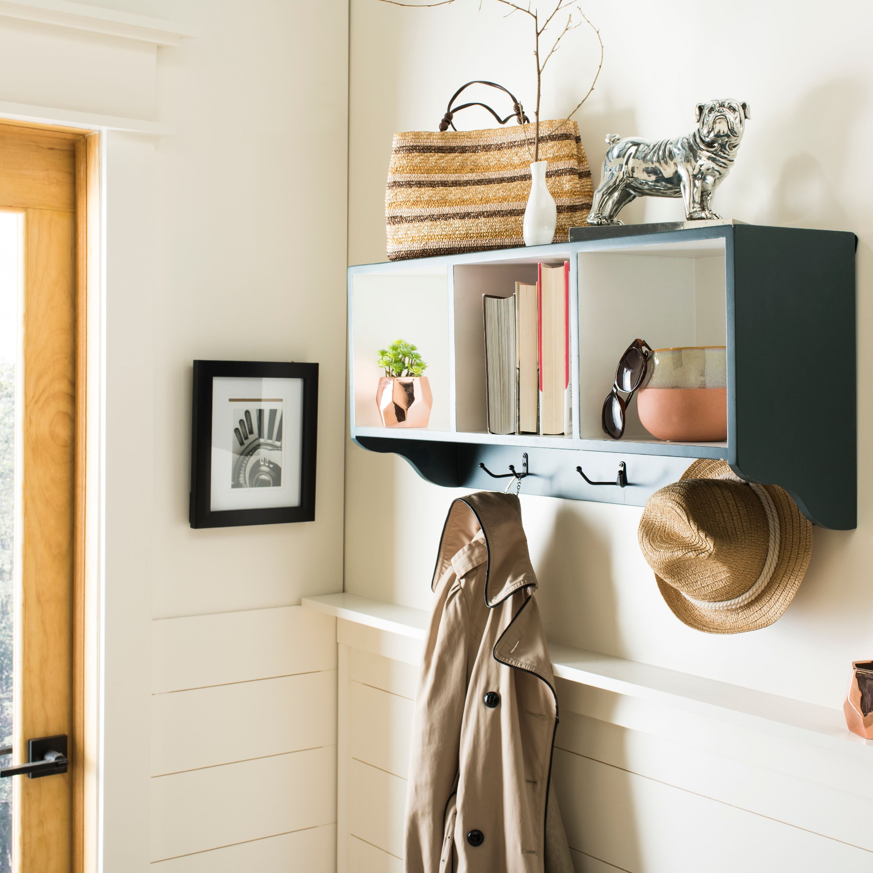 Safavieh Alice Wall Shelf with Three Storage Compartments - Walmart.com