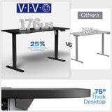 VIVO Electric Adjustable Height Office Sit Stand Up Desk, 63” x 32” 3 ...