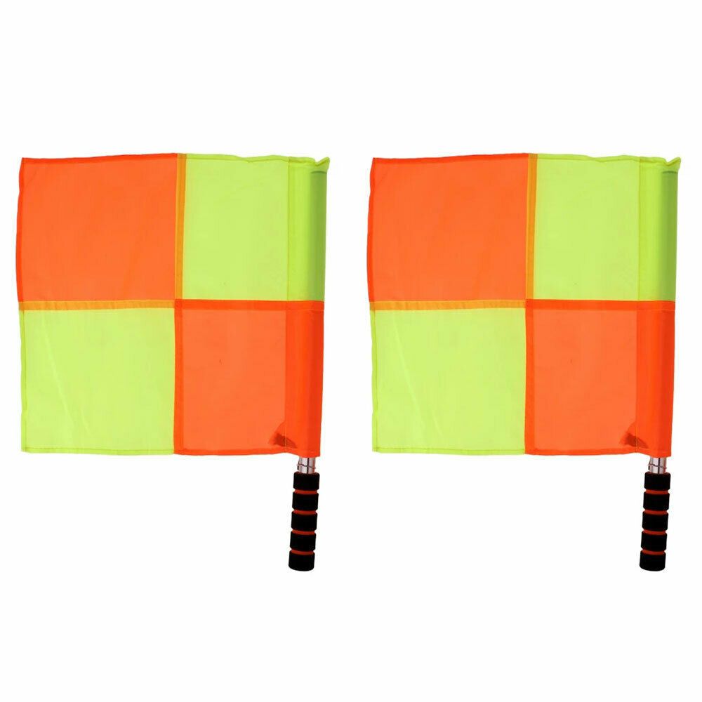 2Pcs Sporting Goods Hockey Waterproof Rugby Football Training Flags Signal Flag Referee Supplies ...