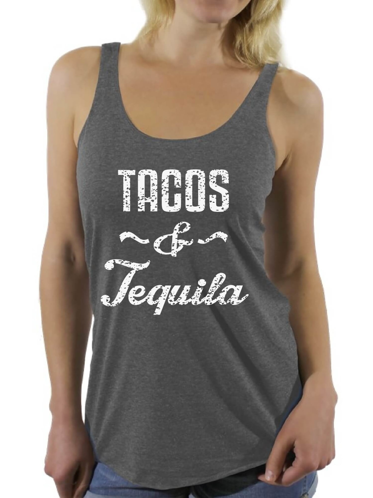Awkward Styles Women's Tacos & Tequila Graphic Racerback Tank Tops Taco ...