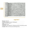 "VEELIKE Gray Granite Contact Paper Peel and Stick 15.7"" x 118"" Self ...