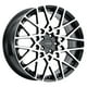 VISION RECOIL 18X8 5X114.3 38ET 78.1CB GLOSS BLACK MACHINED FACE WHEEL ...