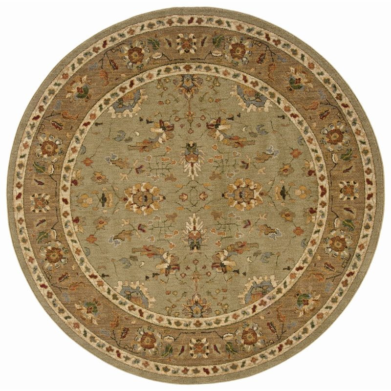Sphinx Infinity Area Rugs - 1104C Traditional Oriental Green Persian ...