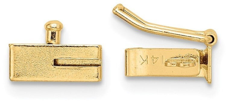 3mm 14k Yellow Gold Box Clasp - Walmart.com
