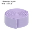 Twill Wide Elastic Band Double-Side 1.2 Inch Flat 2 Yard Woven Elastic ...