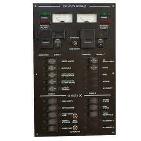 Blue Sea Systems 8084 AC Main and 6-Position/DC Main and 15-Position ...