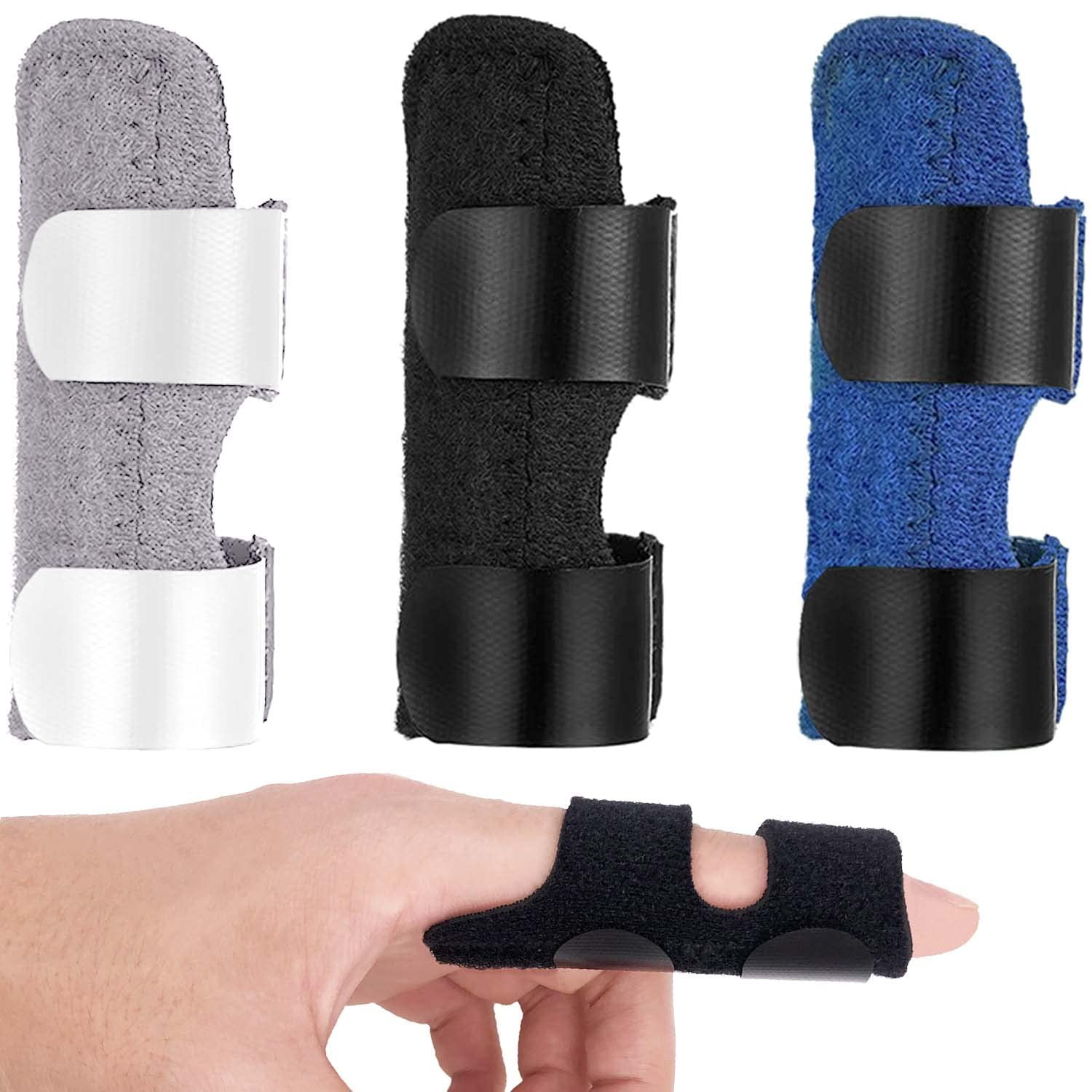 Férulas para dedos de 3 piezas, férula de soporte para dedos con fijación en gatillo, férulas ...