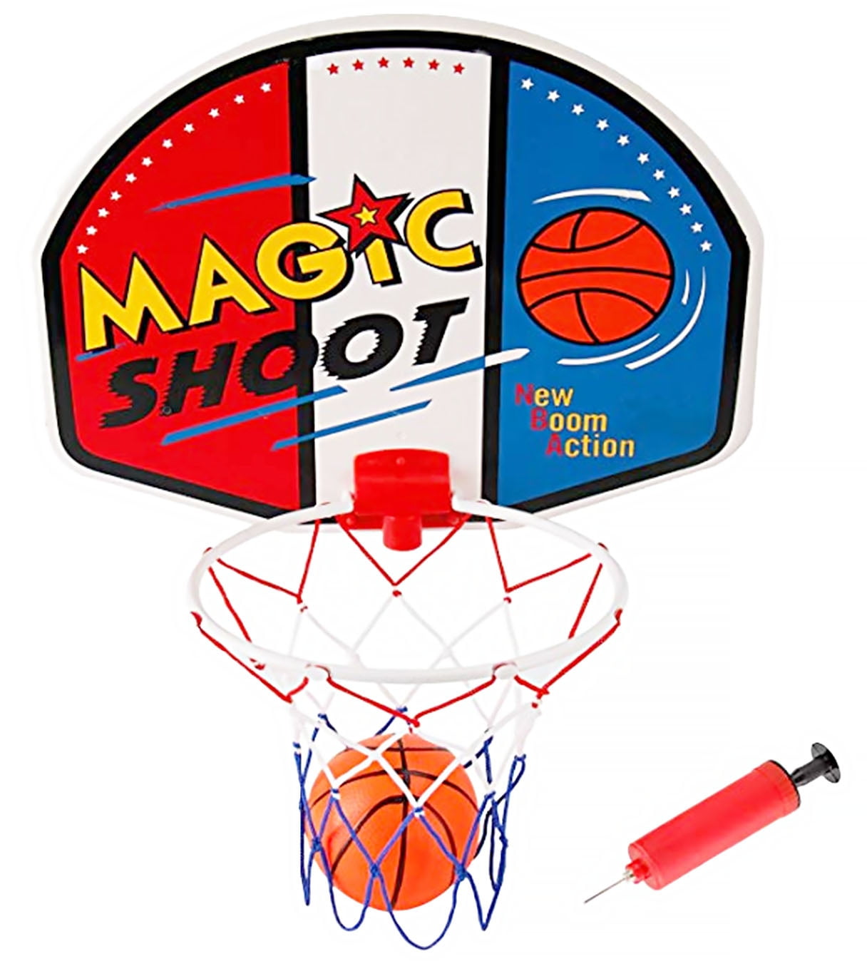 New Magic Shot Mini Basketball Hoop Set With Ball And Pump - Walmart.com