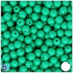 BeadTin Bright Green Pearl 8mm Round Craft Beads (300pcs) - Walmart.com