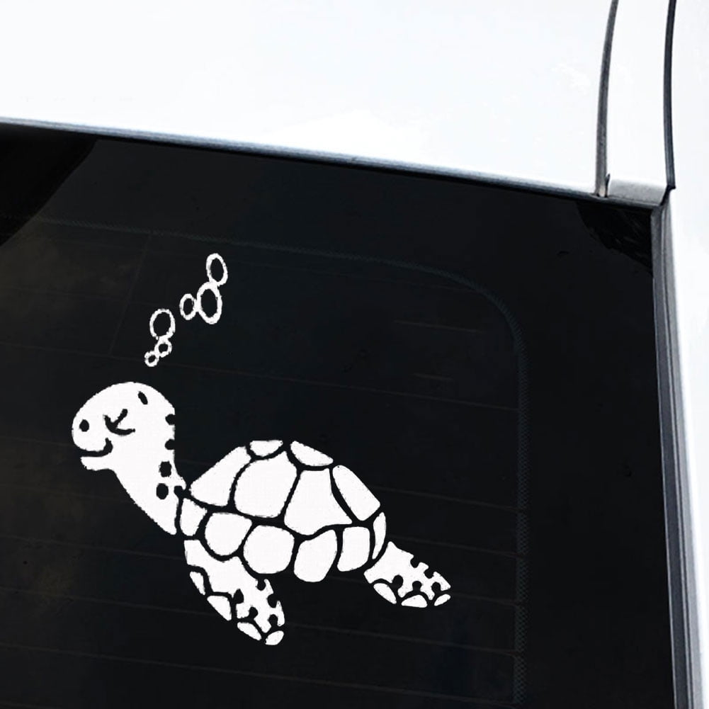 RAOx Cute Sea Turtle Car-Styling Vehicle Body Window Laptop Decals ...