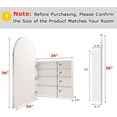 Bathroom Medicine Cabinet with Mirror, Surface Mount, Left or Right ...