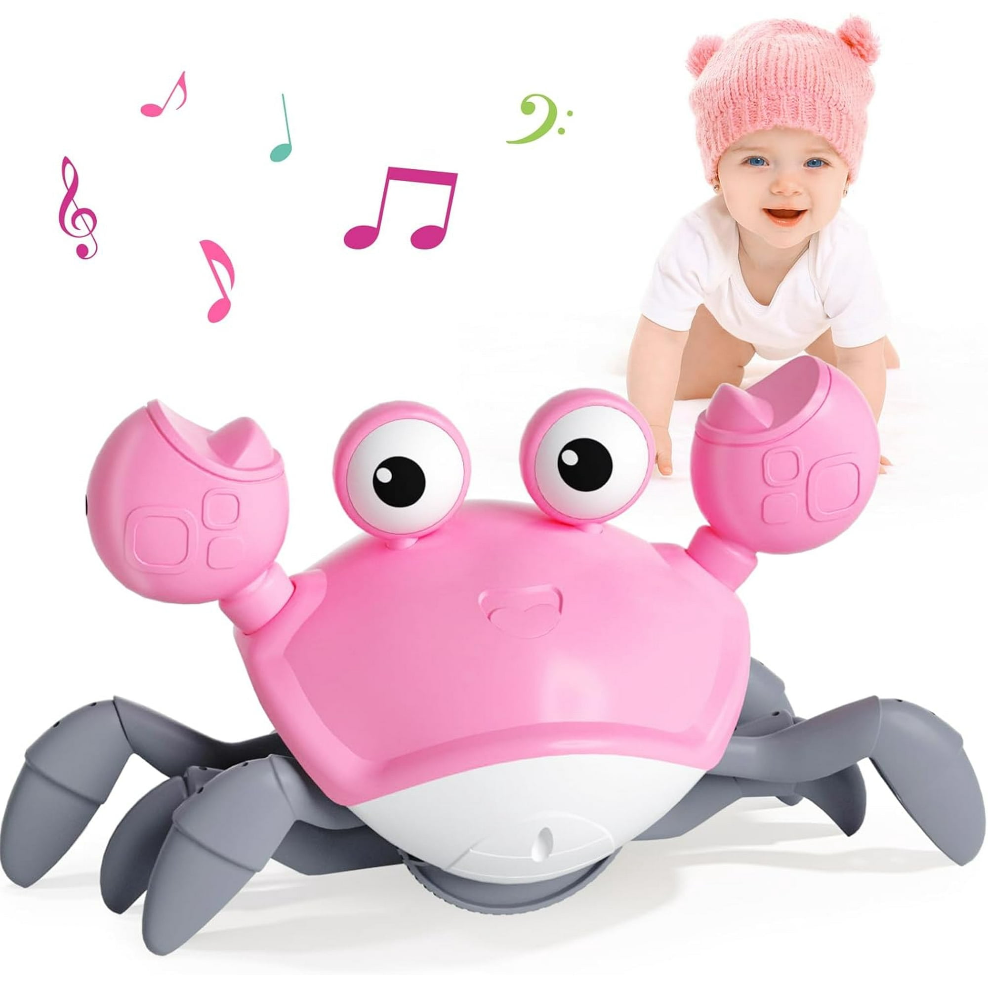Click here for Guangli Baby Girls Musical Toy  Toddler Pink Crawl... prices