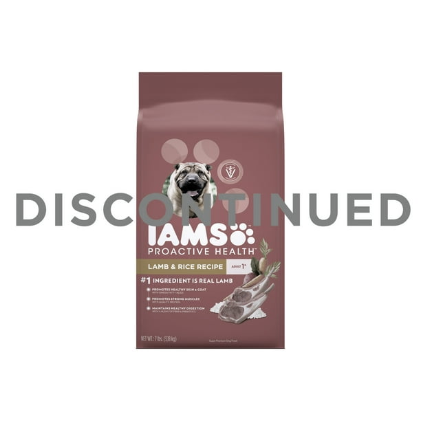 IAMS PROACTIVE HEALTH Adult Dry Dog Food Lamb and Rice, 7 lb. Bag ...