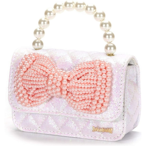 Gifts for Little Girls, Mini Kids Purses Baby Glitter Bow Handbags ...
