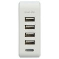 Merkury Innovations 4.9 Amp 4 USB Wall Charger, White - Walmart.com