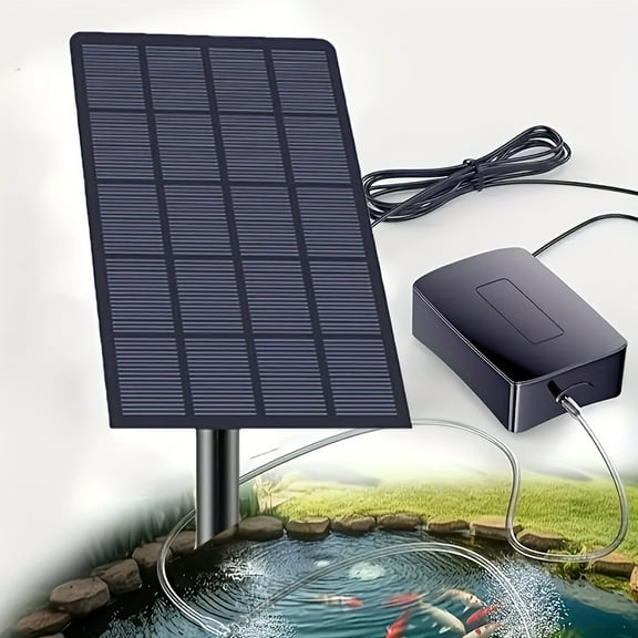 800L/H 50W Solar Submersible Aquarium Solar Pond Pump Ultra-Quiet Fish ...
